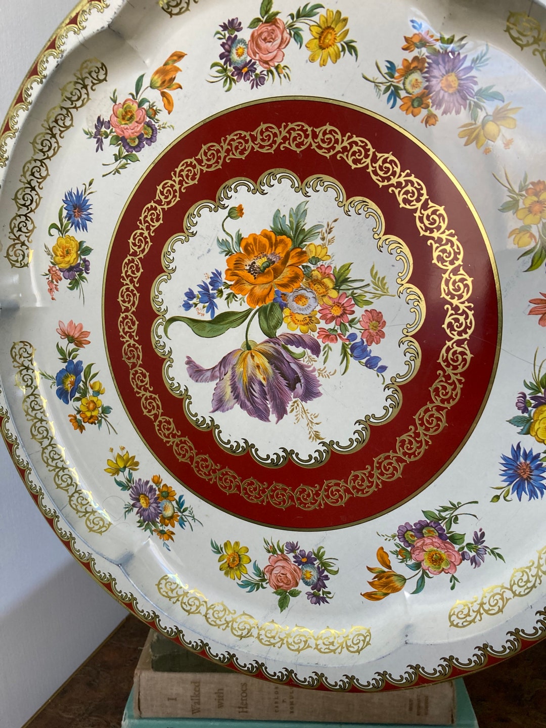 Floral Daher Tray - Etsy