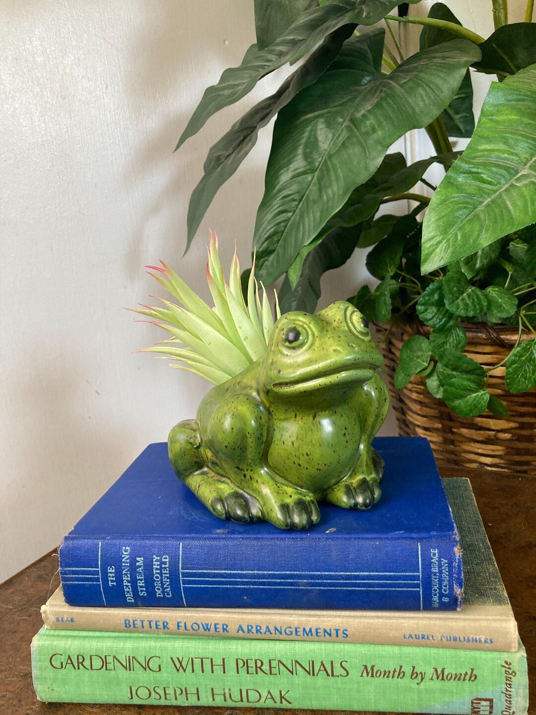 Green Frog Haeger Planter - Etsy