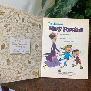 Mary Poppins Little Golden Book - Etsy