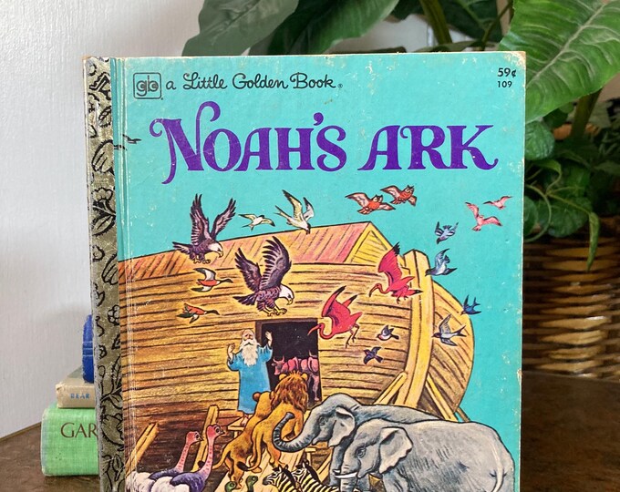 Noah’s Ark Little Golden Book as Is - Etsy