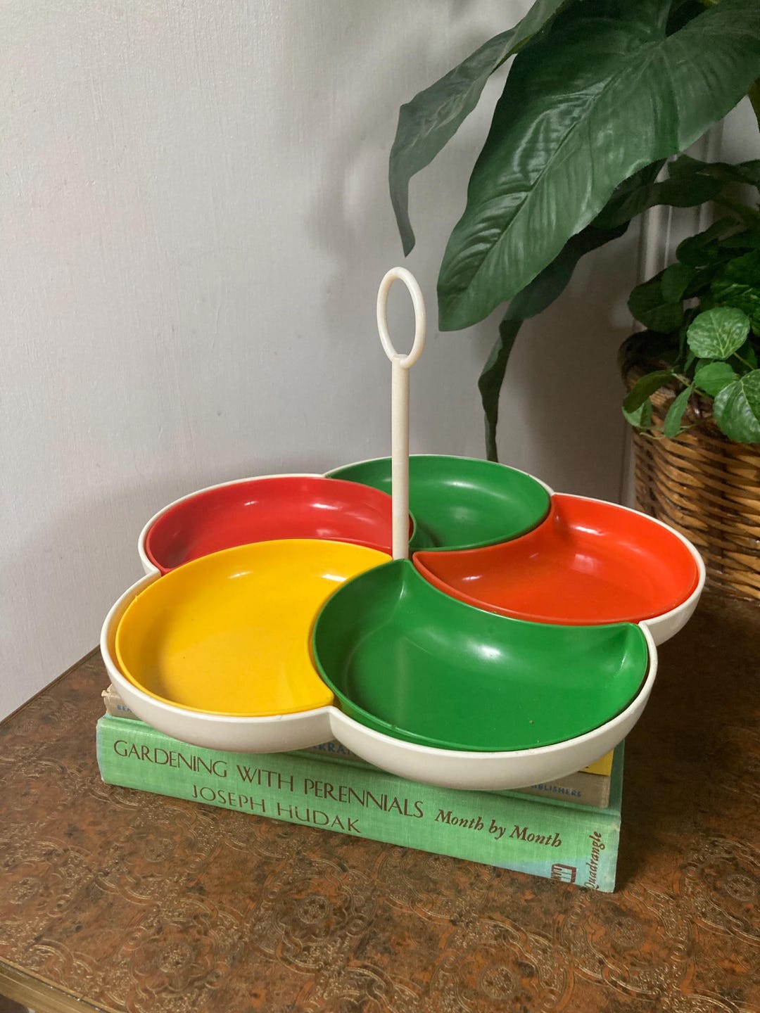 Vintage 70s Plastic Serving Tray. C - Etsy