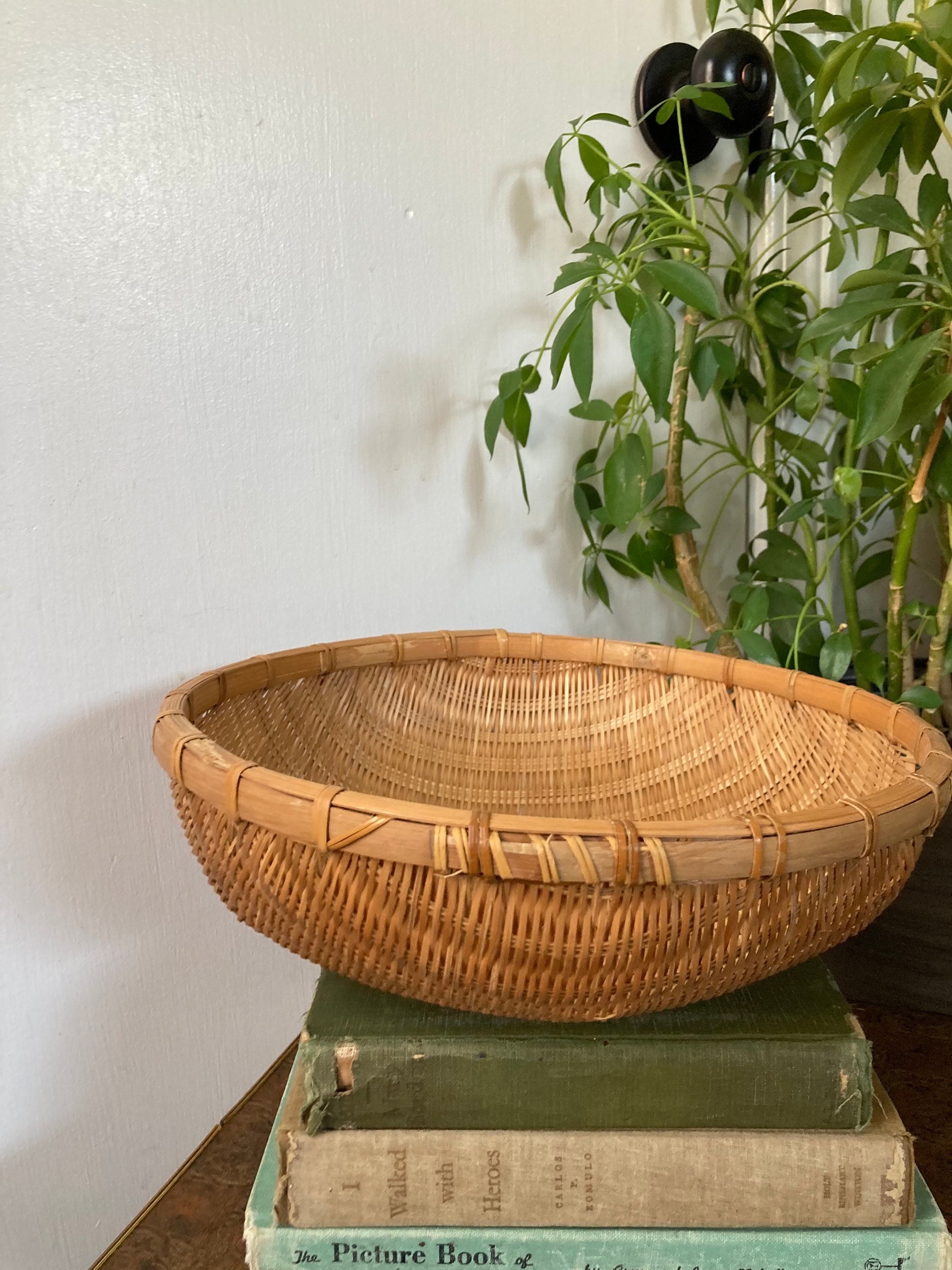 Winnowing Basket Etsy