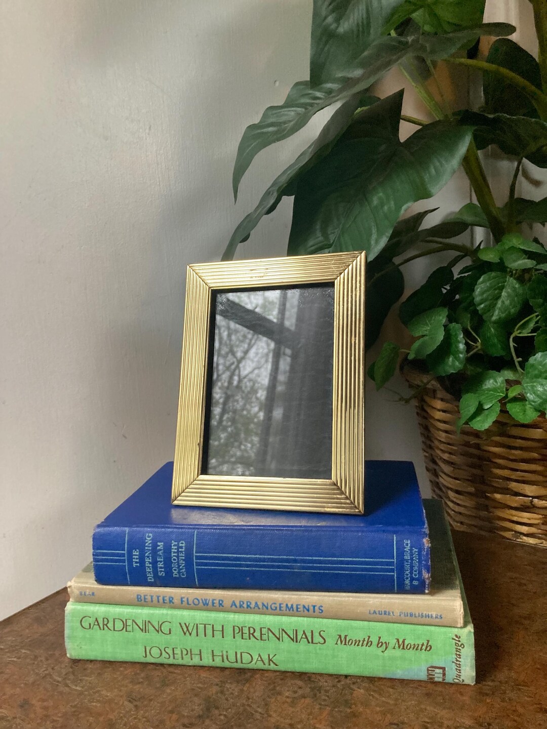 Ridged Brass Photo Frame - Etsy