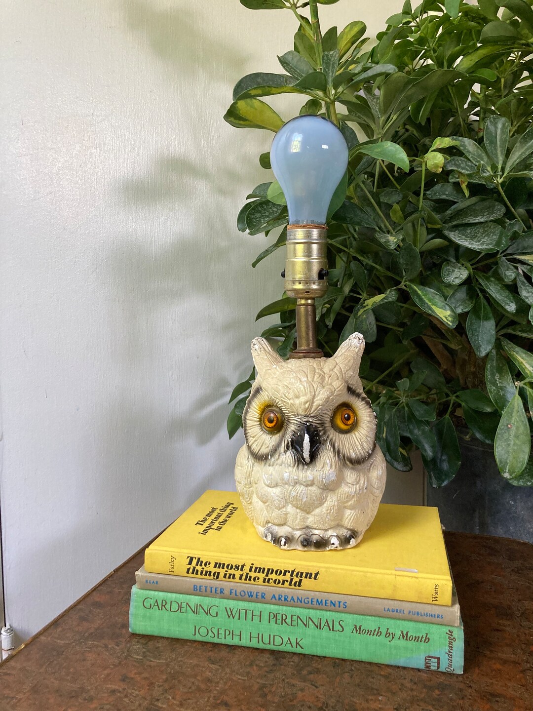 Vintage Owl Lamp - Etsy