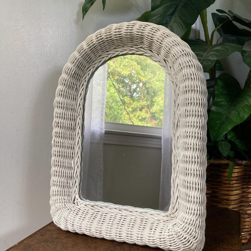 Wicker Mirror - Etsy
