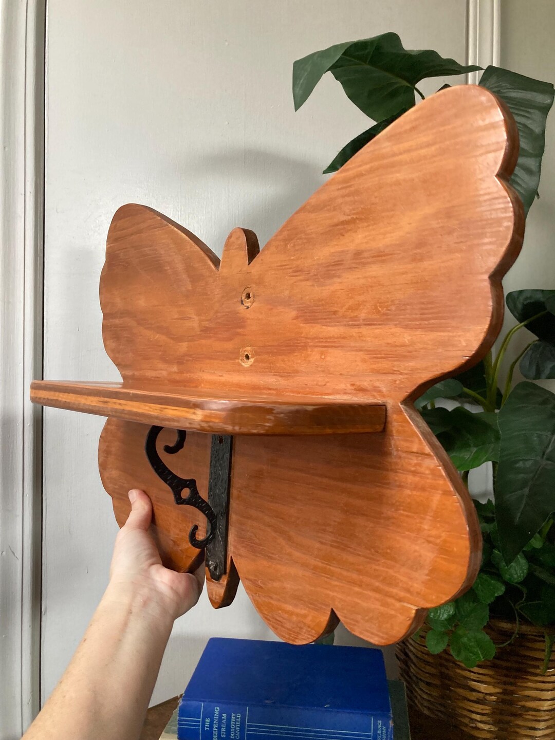 Wood Butterfly Shelf - Etsy