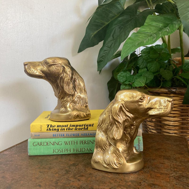 Dog Bookends - Etsy