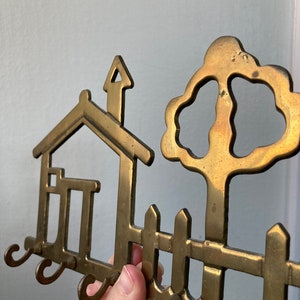 Brass House Key Hook. C - Etsy