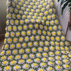 Crocheted Daisy Chain Afghan - Etsy