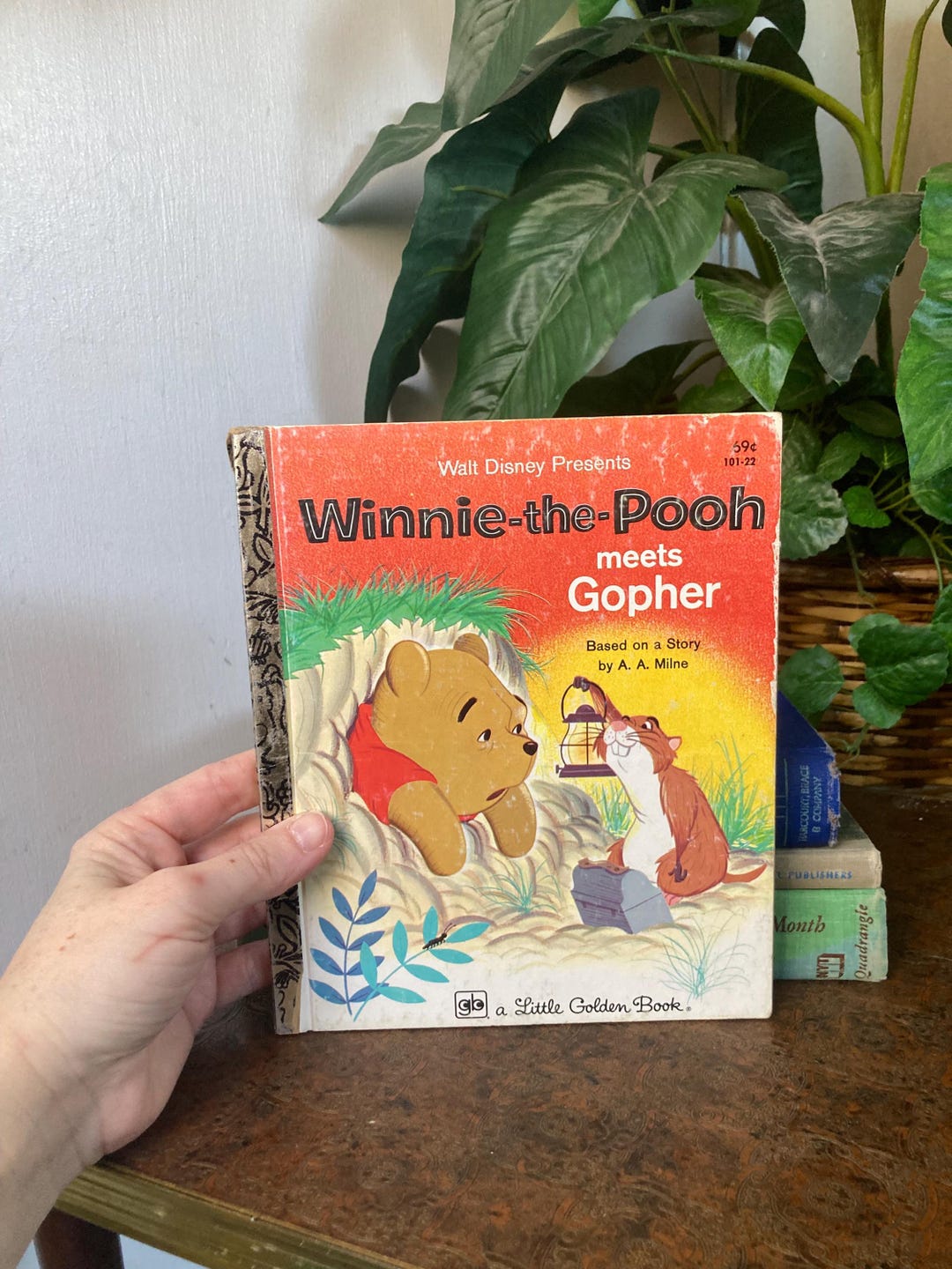 Winnie the Pooh Meets Gopher Little Golden Book - Etsy