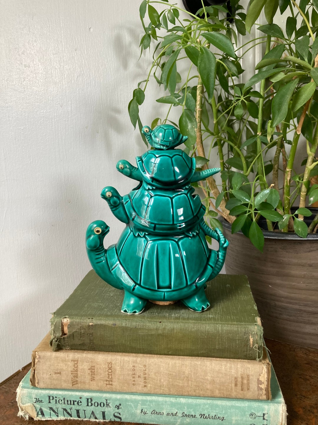 Ceramic Stacked Turtles Bank. M - Etsy