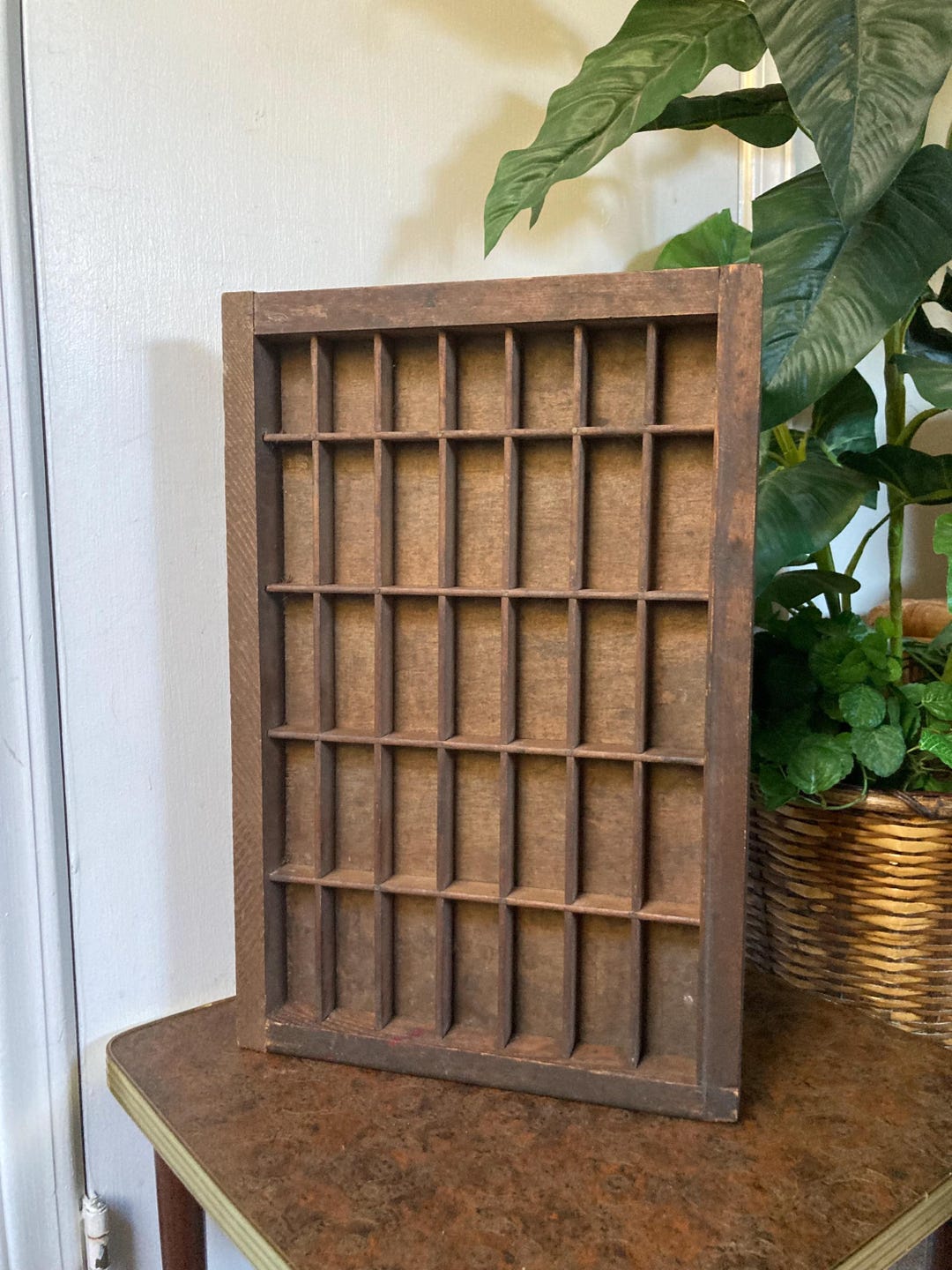 Small Wood Printers Tray - Etsy