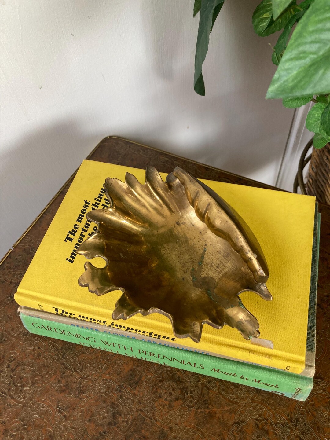 Brass Shell Shaped Tray - Etsy