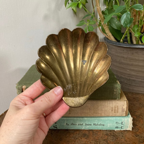 Brass Shell Dish - Etsy