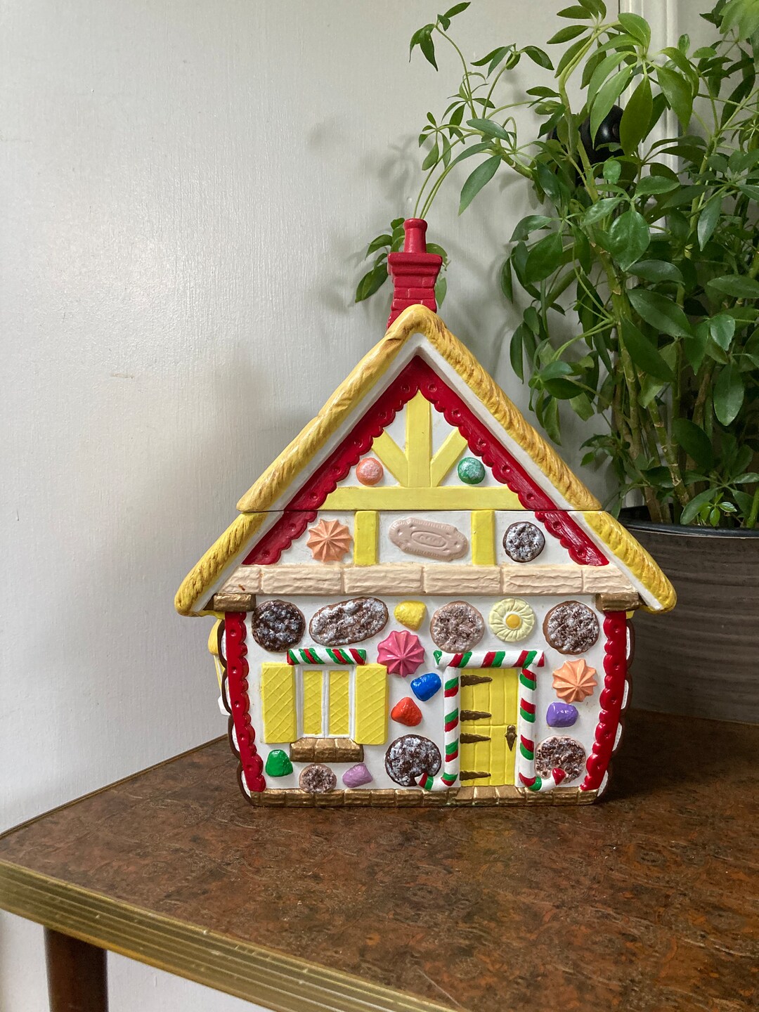 Gingerbread House Cookie Jar as Is. B - Etsy