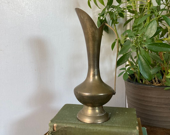 Vintage Brass Pitcher - Etsy