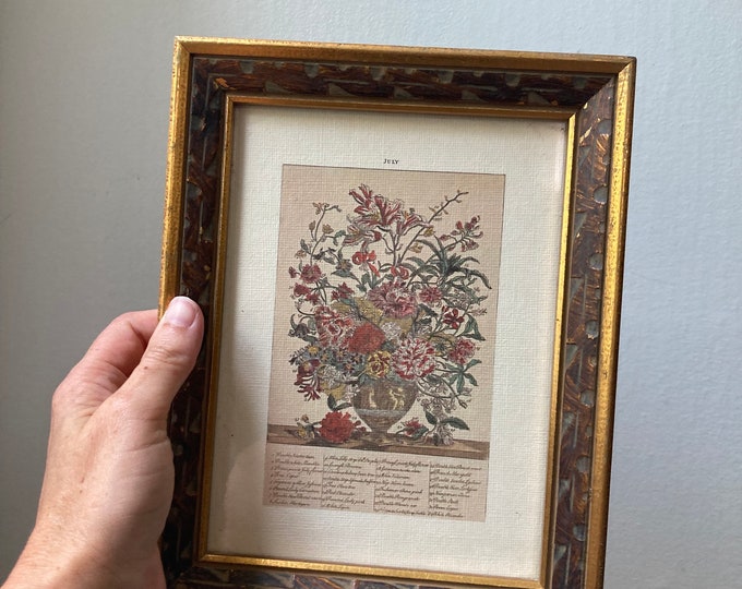 July Flowers Furber Print Small - Etsy