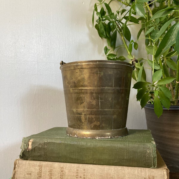 Brass Bucket - Etsy