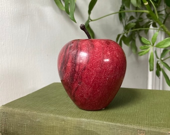 Marble Apple | Etsy