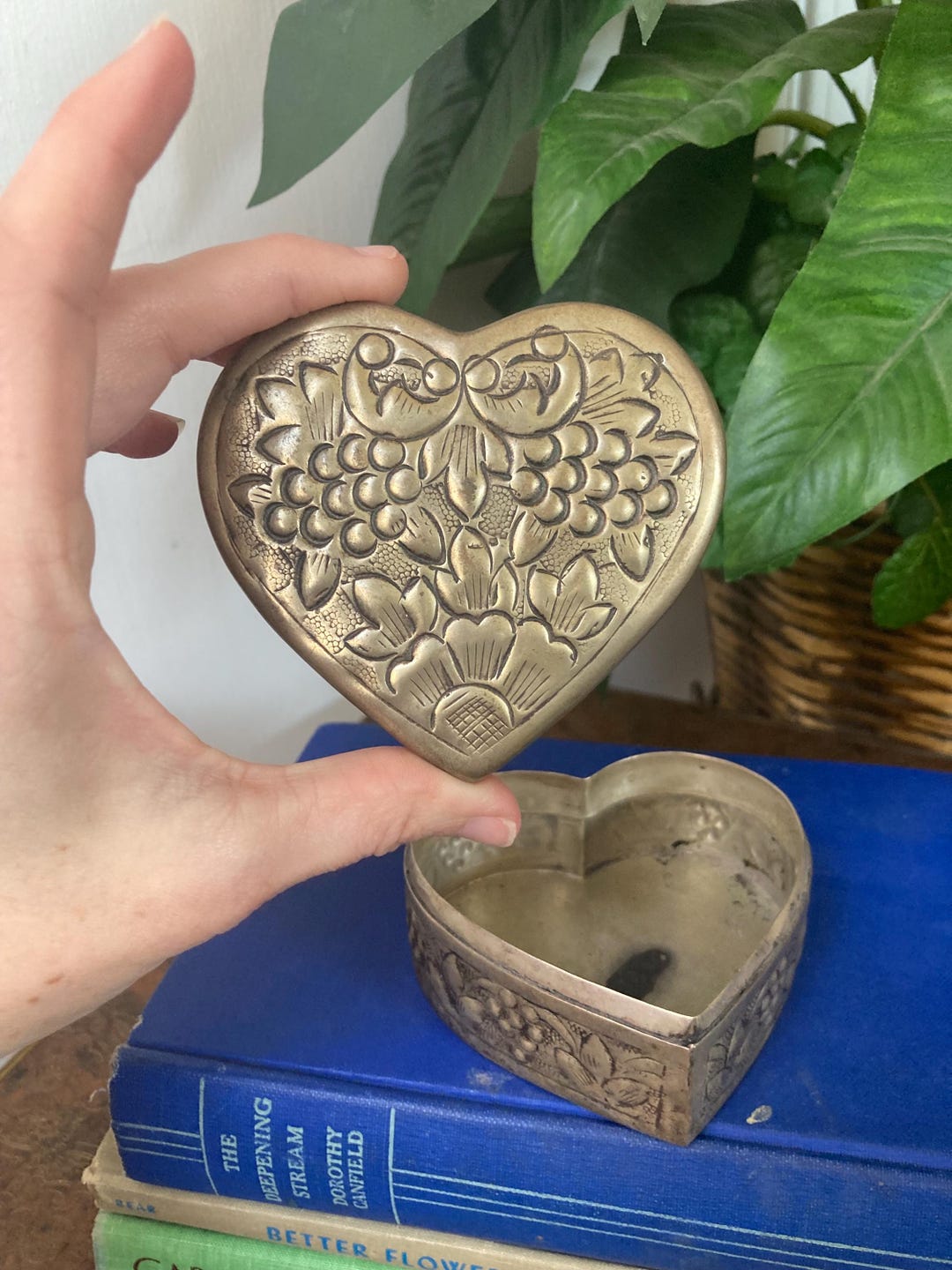 Silver Metal Heart Box - Etsy