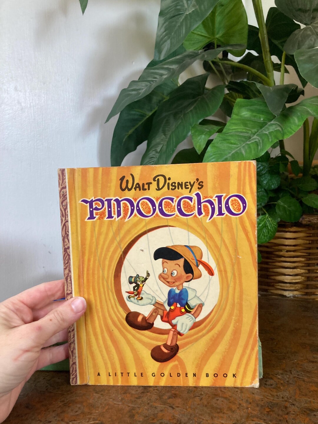 Pinocchio Little Golden Book 1948 Etsy