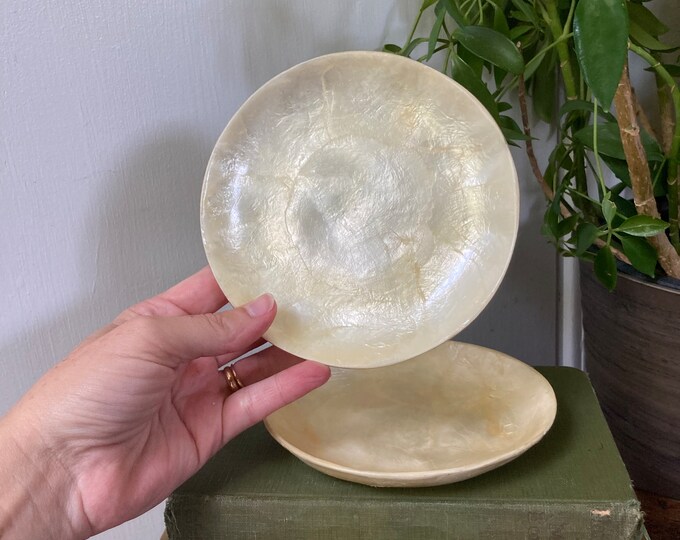 Two Capiz Trays - Etsy