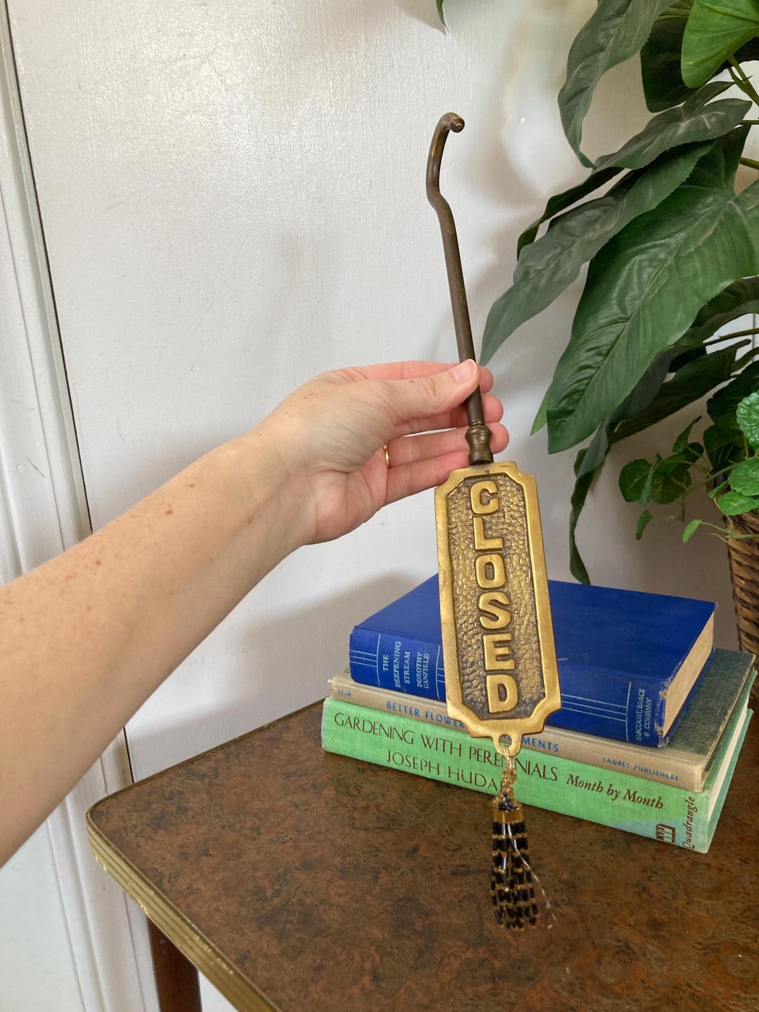 Brass Damper Sign - Etsy