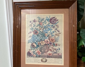July Flowers Furber Print Small - Etsy