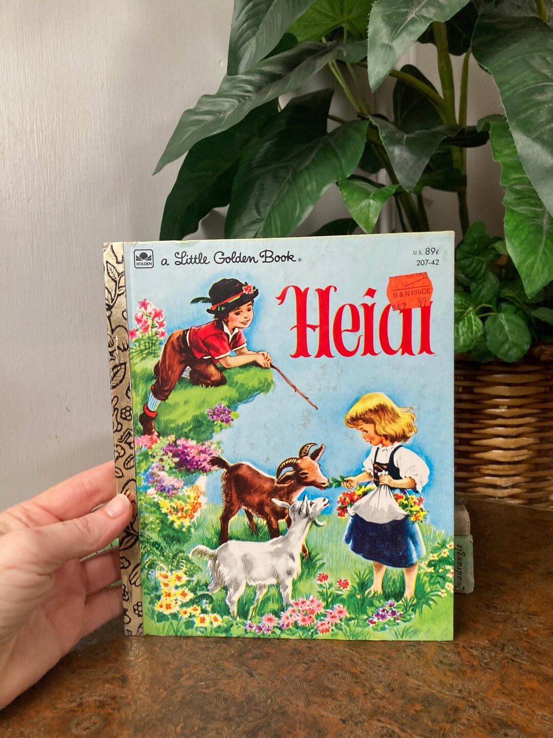 Heidi Little Golden Book - Etsy