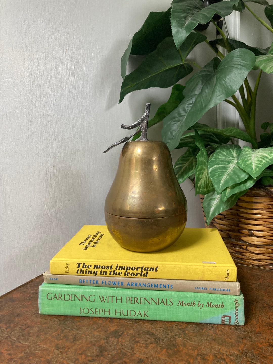 Brass Pear Box - Etsy