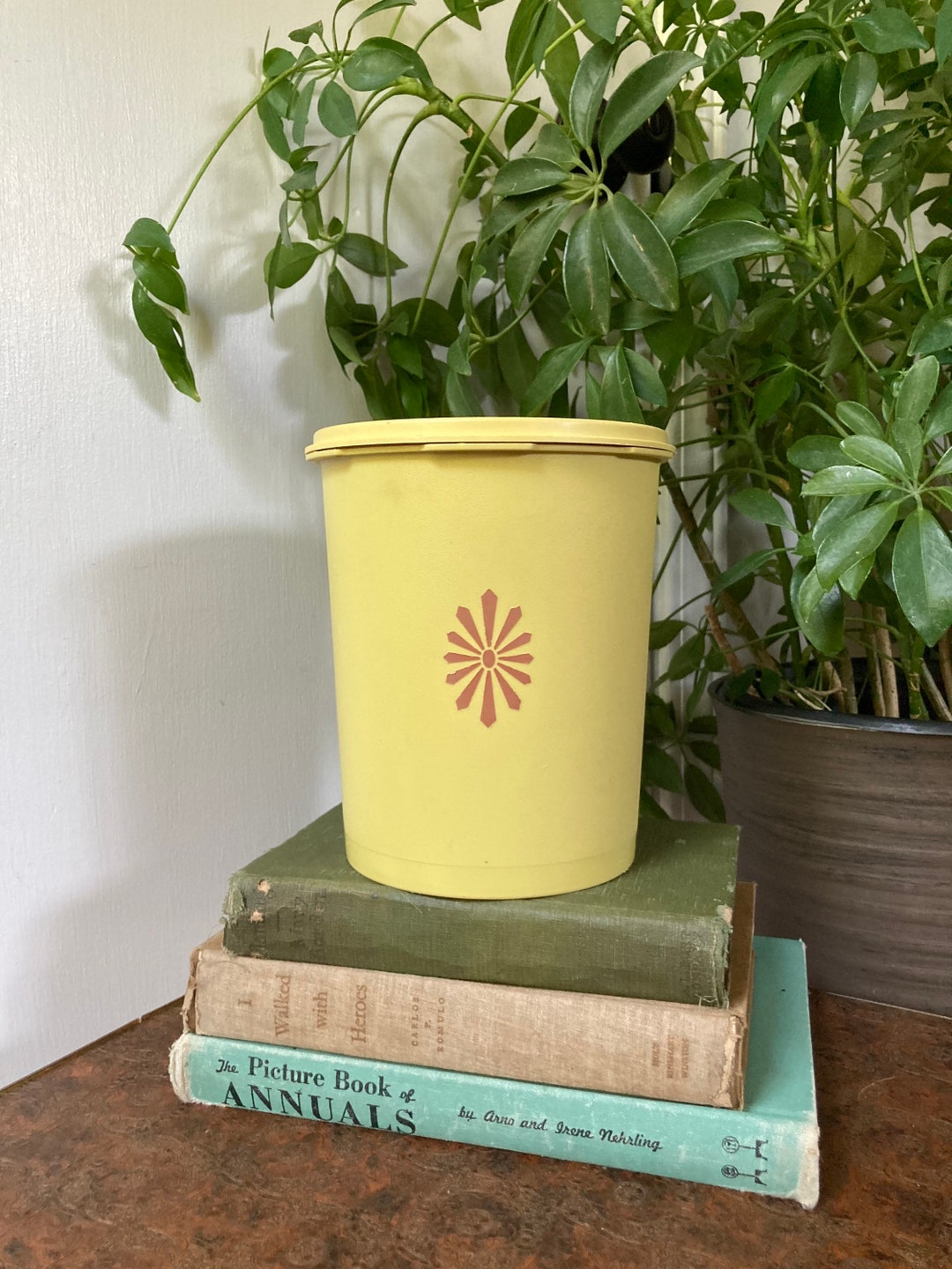 Yellow Tupperware Container - Etsy