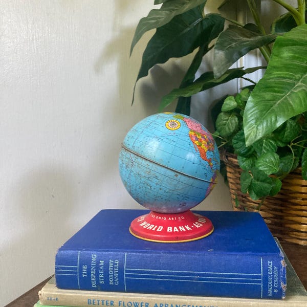 Globe Bank - Etsy