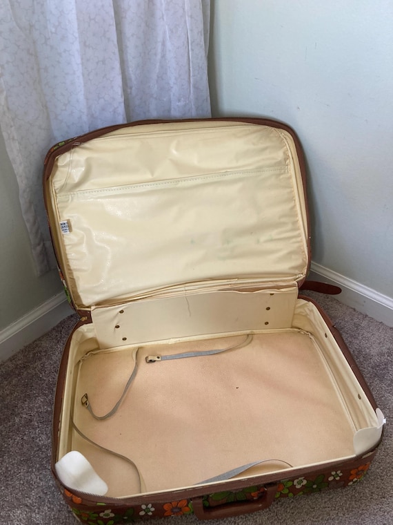 Large floral bantam luggage - Gem