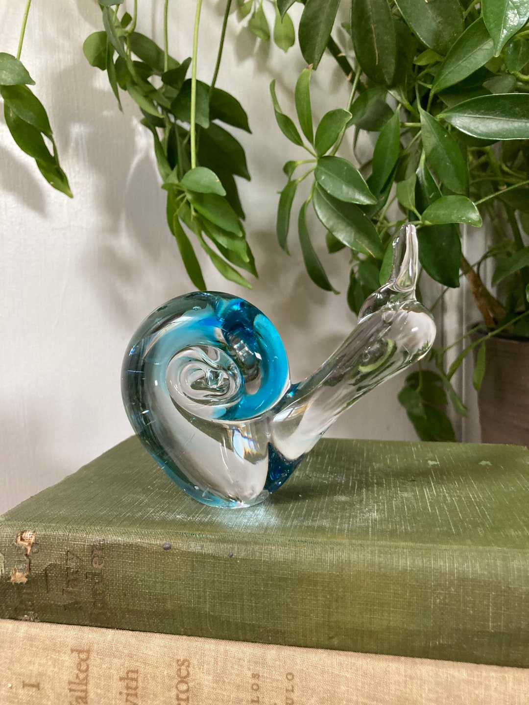Glass Snail Paperweight - Etsy