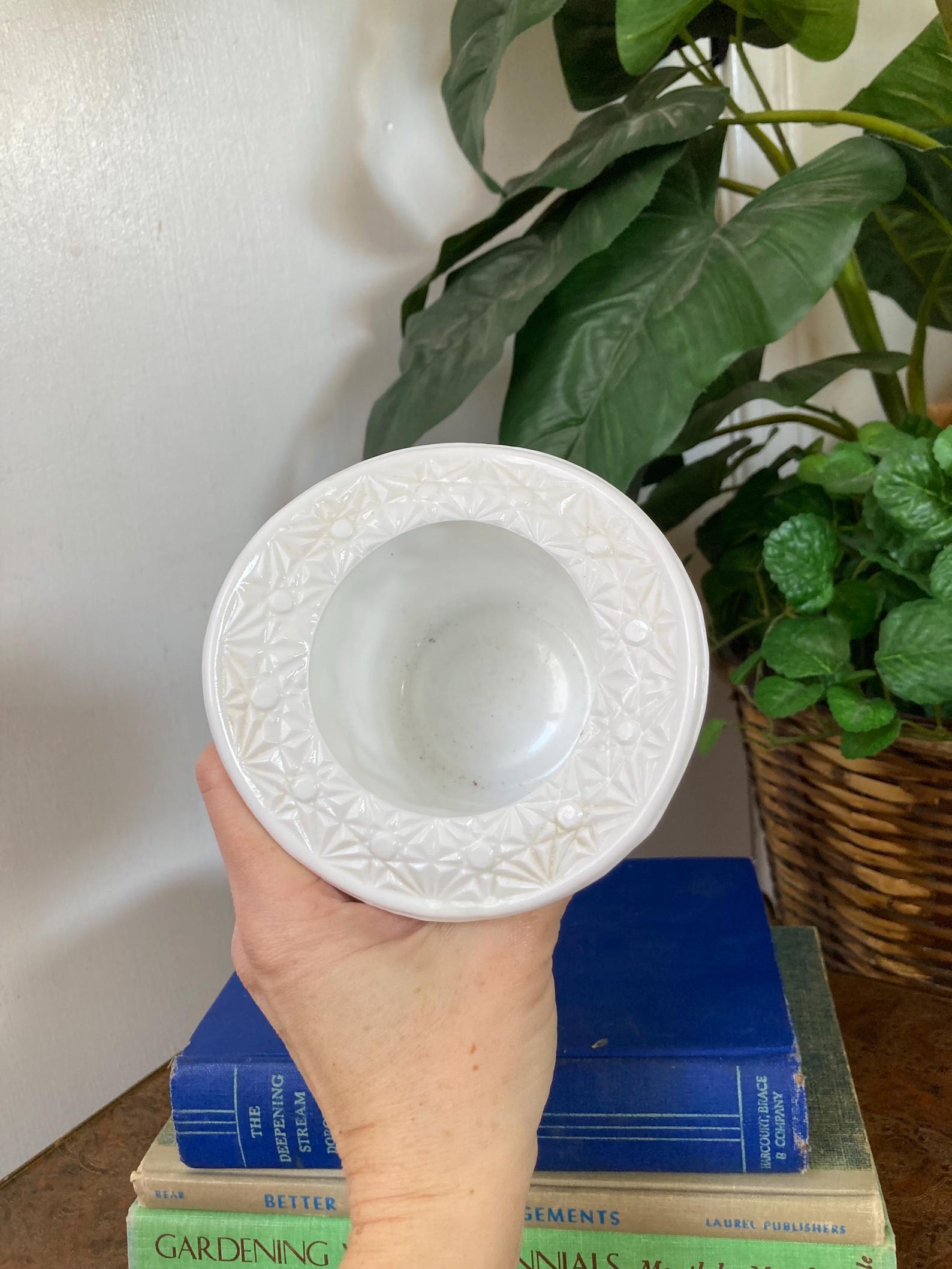 Milk Glass Hat - Etsy