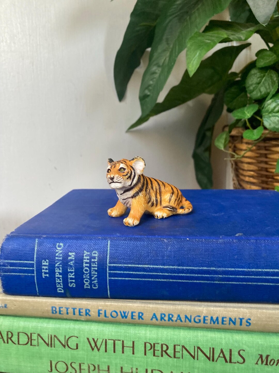 Vintage Pvc Tiger Figurine - Etsy