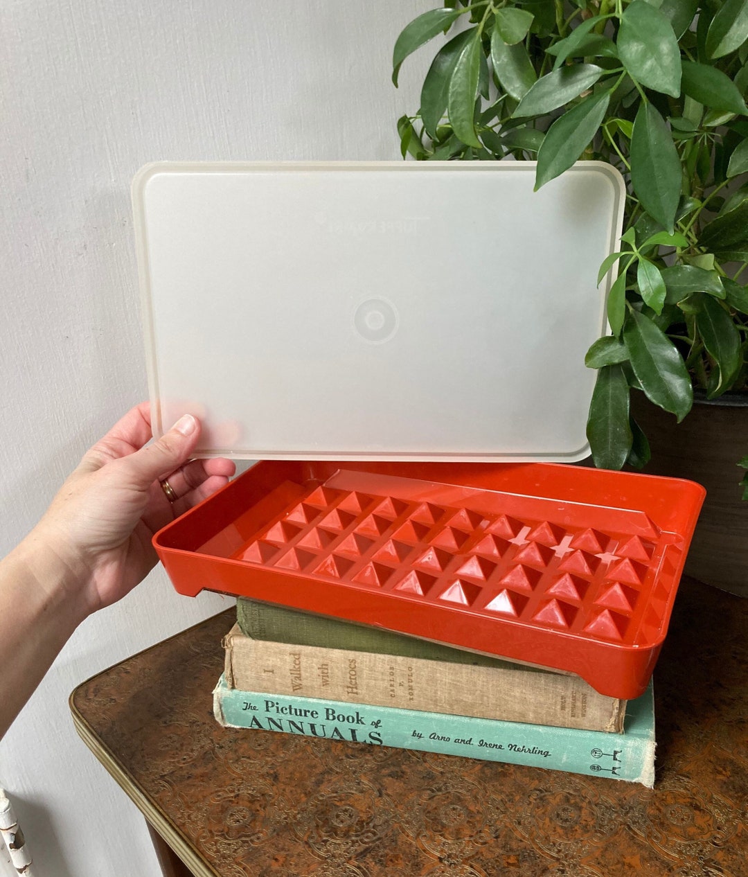 Vintage Burnt Orange Tupperware - Etsy
