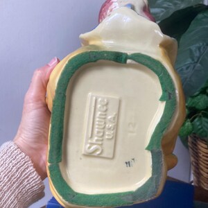 Shawnee Clown and Seal Cookie Jar as is Repaired - Etsy