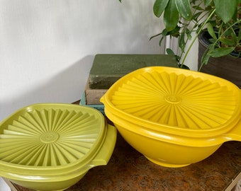 Yellow Tupperware | Etsy