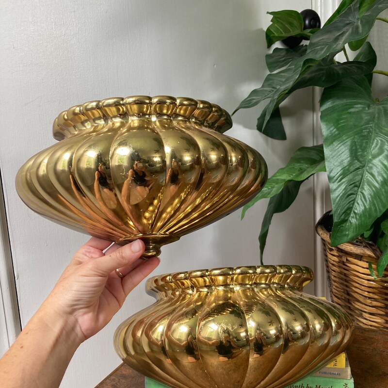 Gold Planter - Etsy