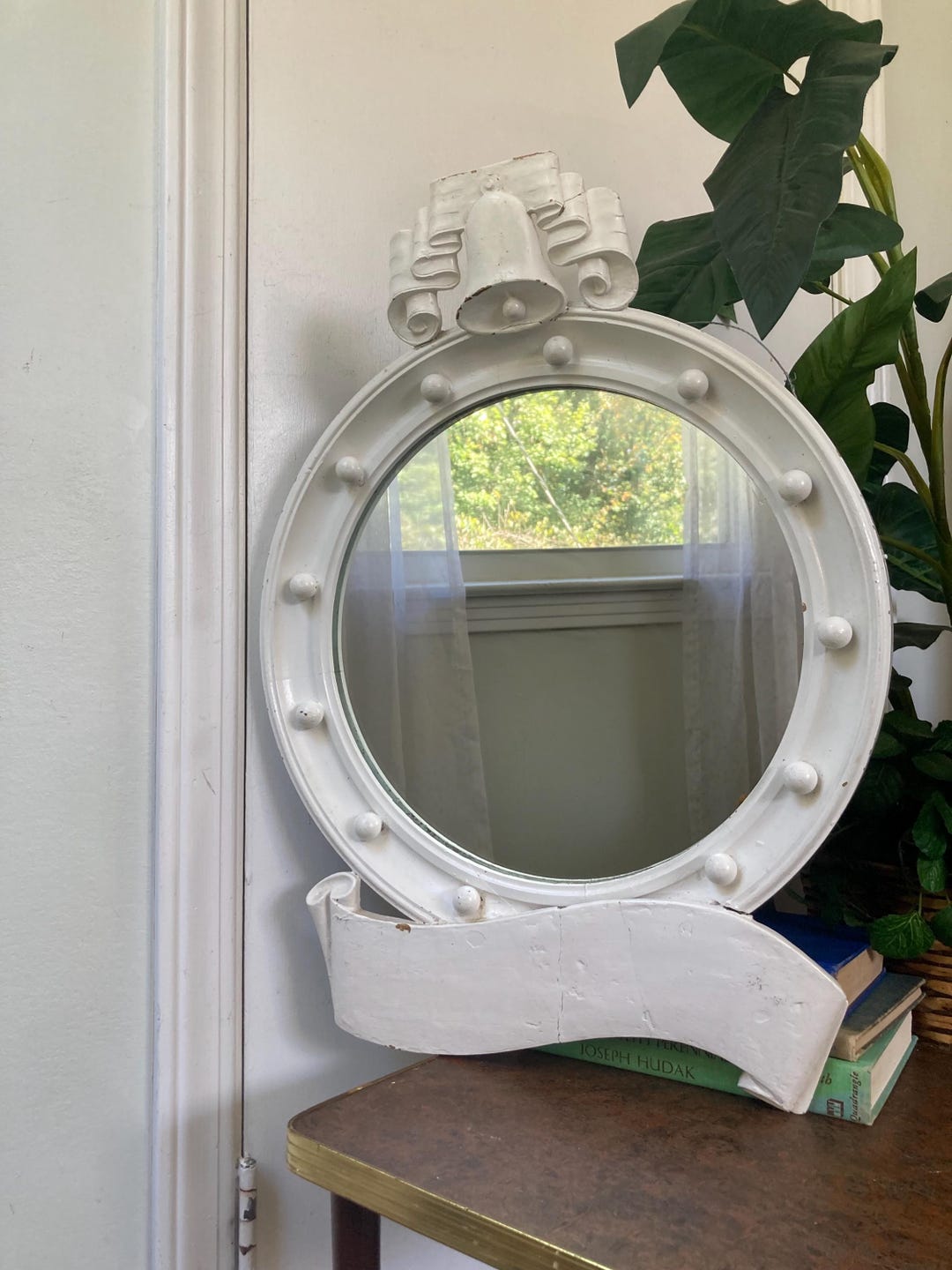 Vintage Liberty Bell Painted Mirror - Etsy