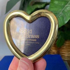 Mini Brass Heart Frame - Etsy
