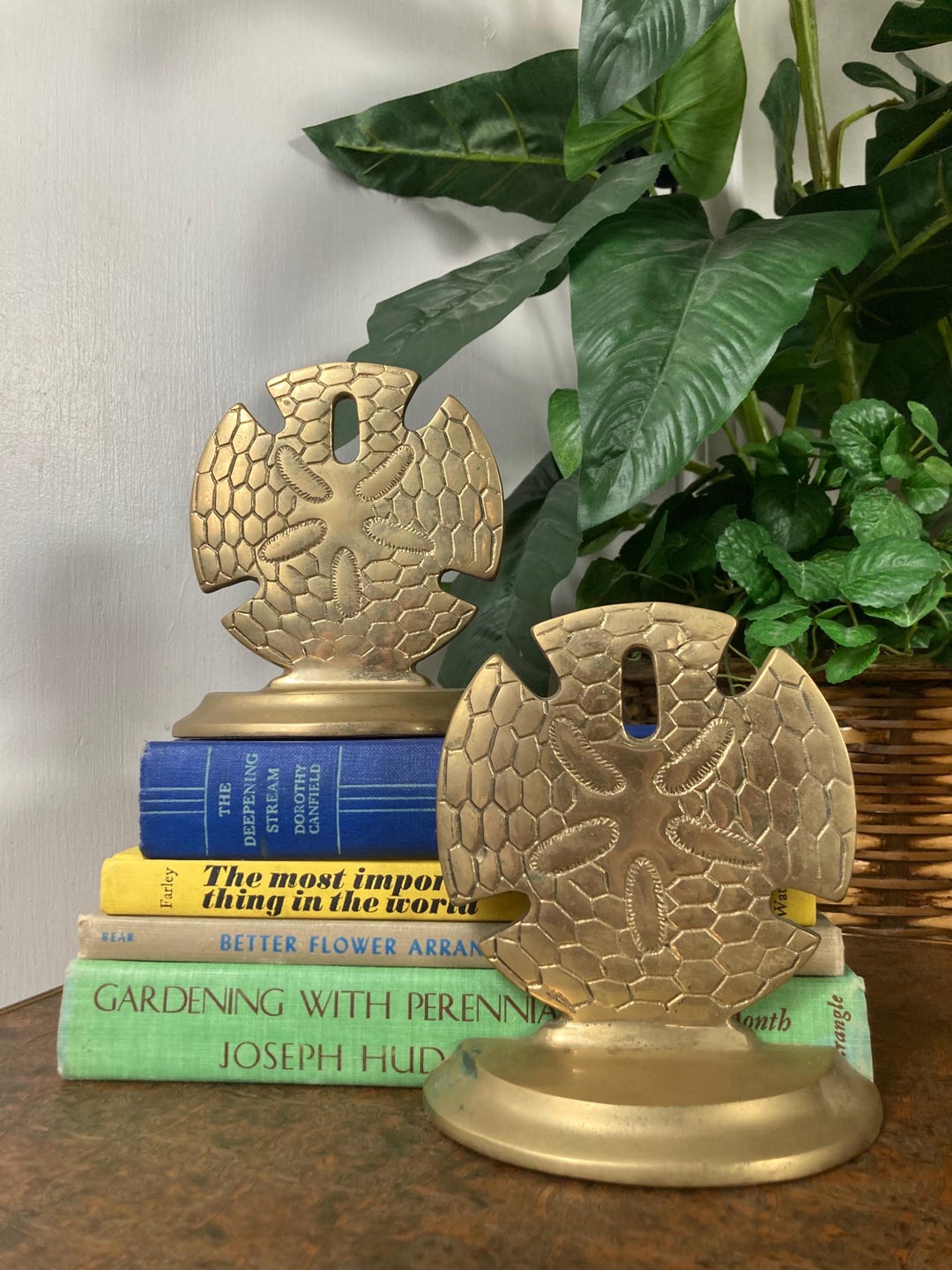 Brass Sand Dollar Bookends - Etsy