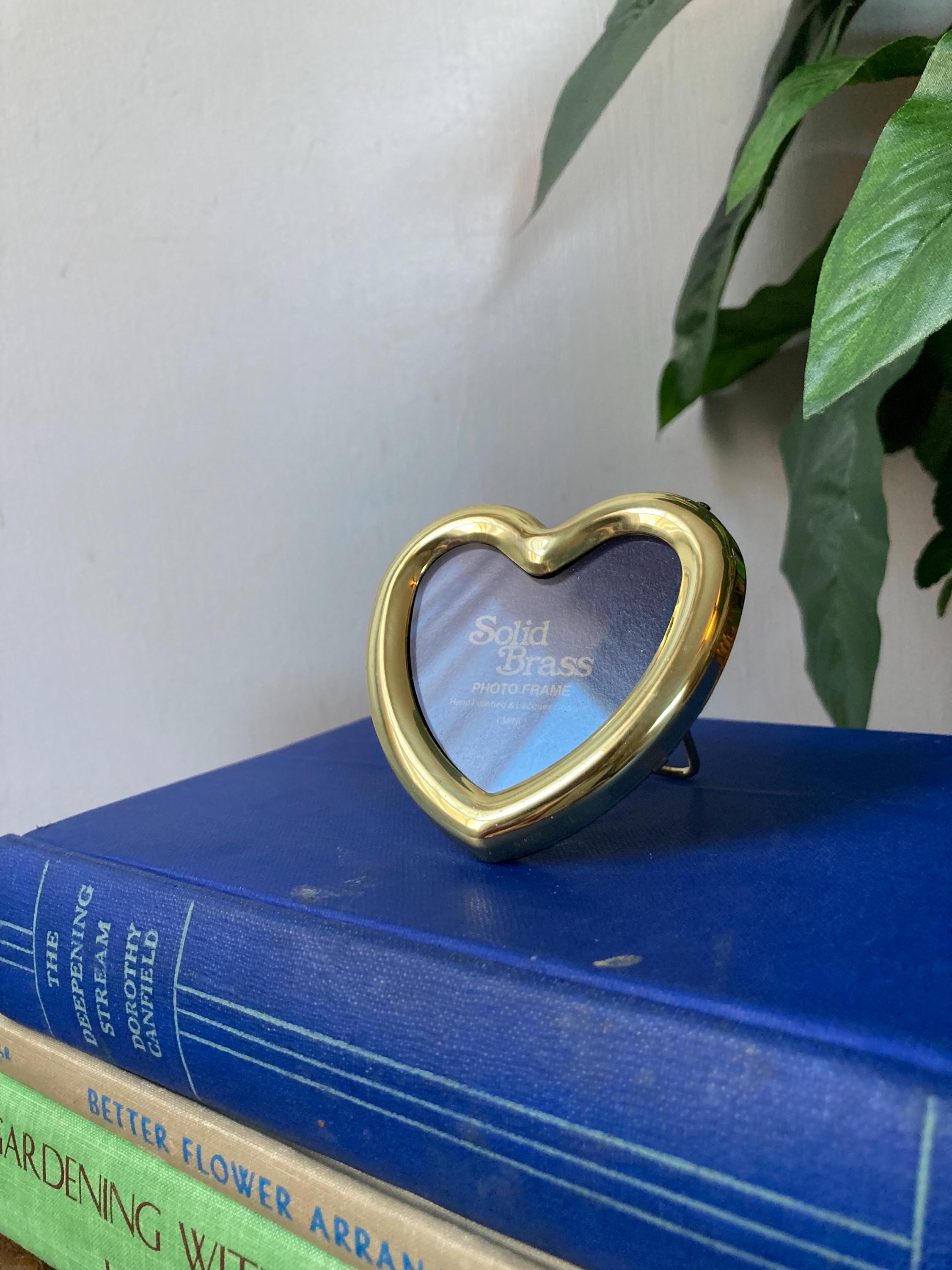 Mini Brass Heart Frame - Etsy