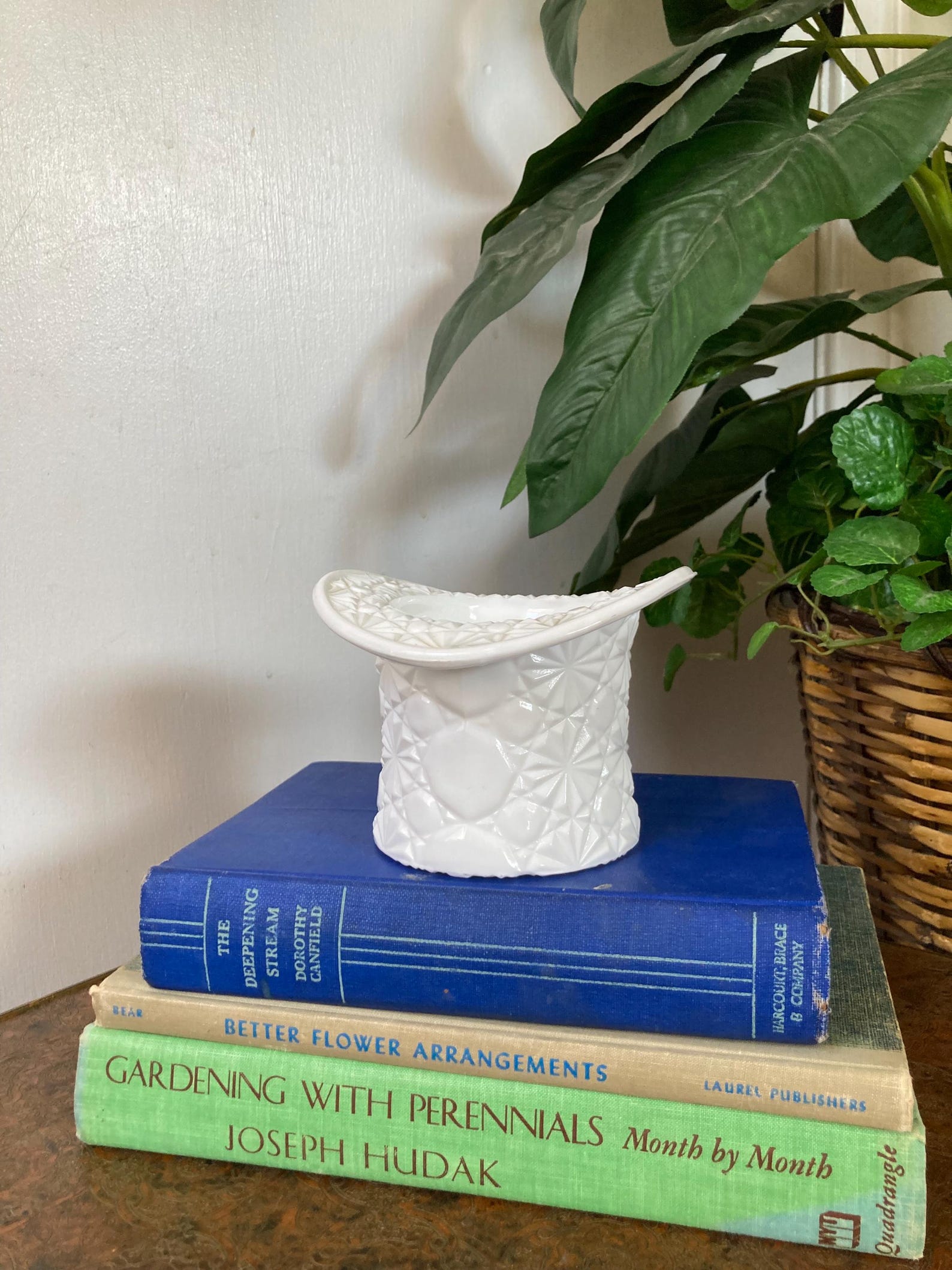 Milk Glass Hat - Etsy