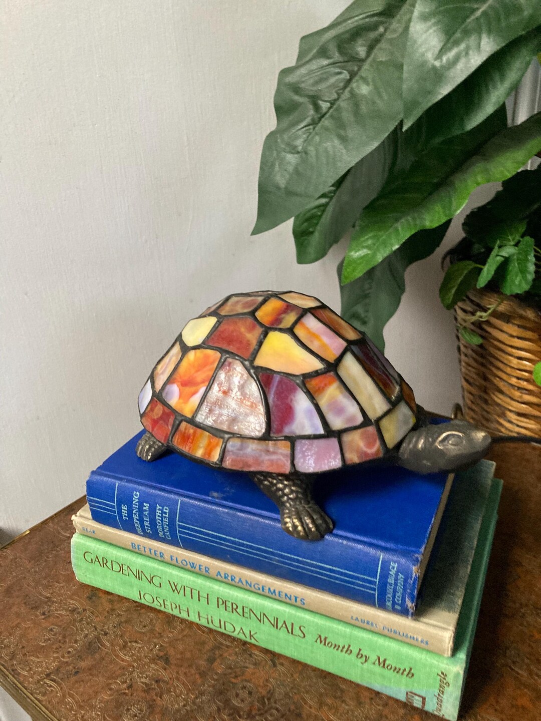 Stained Glass Turtle Lamp - Etsy