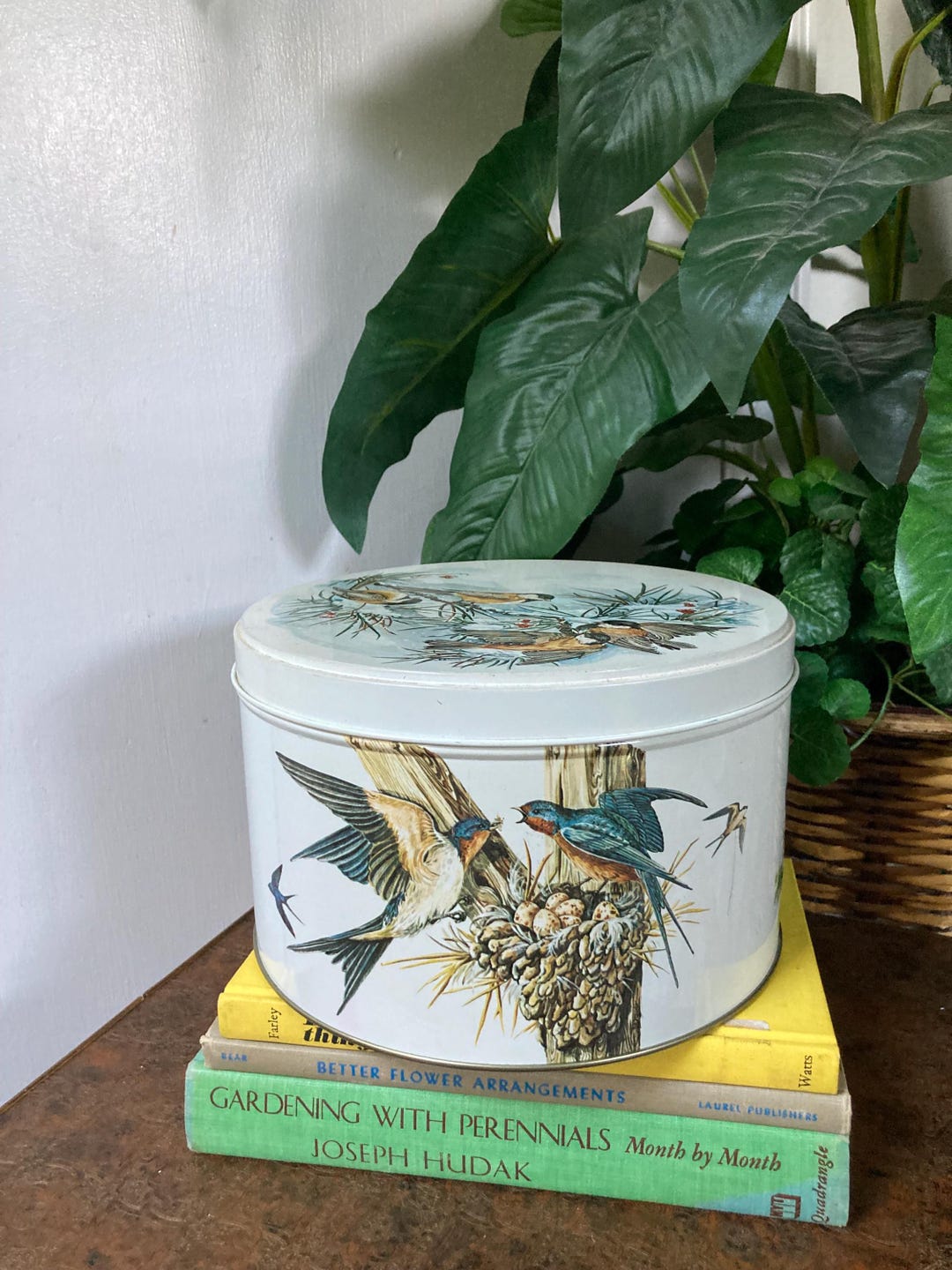 Vintage Birds Tin - Etsy