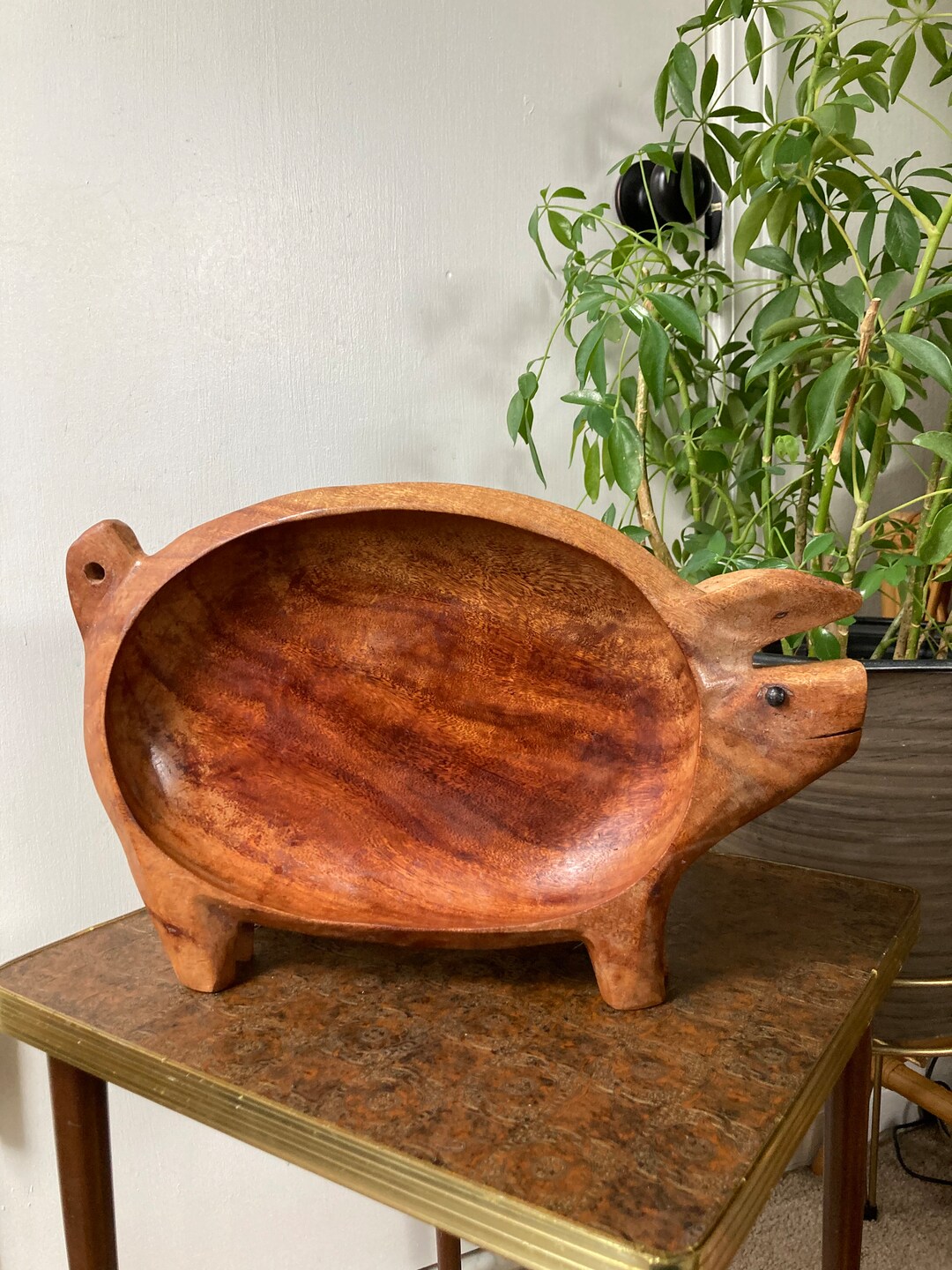 Wood Pig Tray. M - Etsy