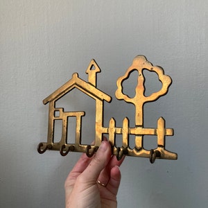 Brass House Key Hook. C - Etsy