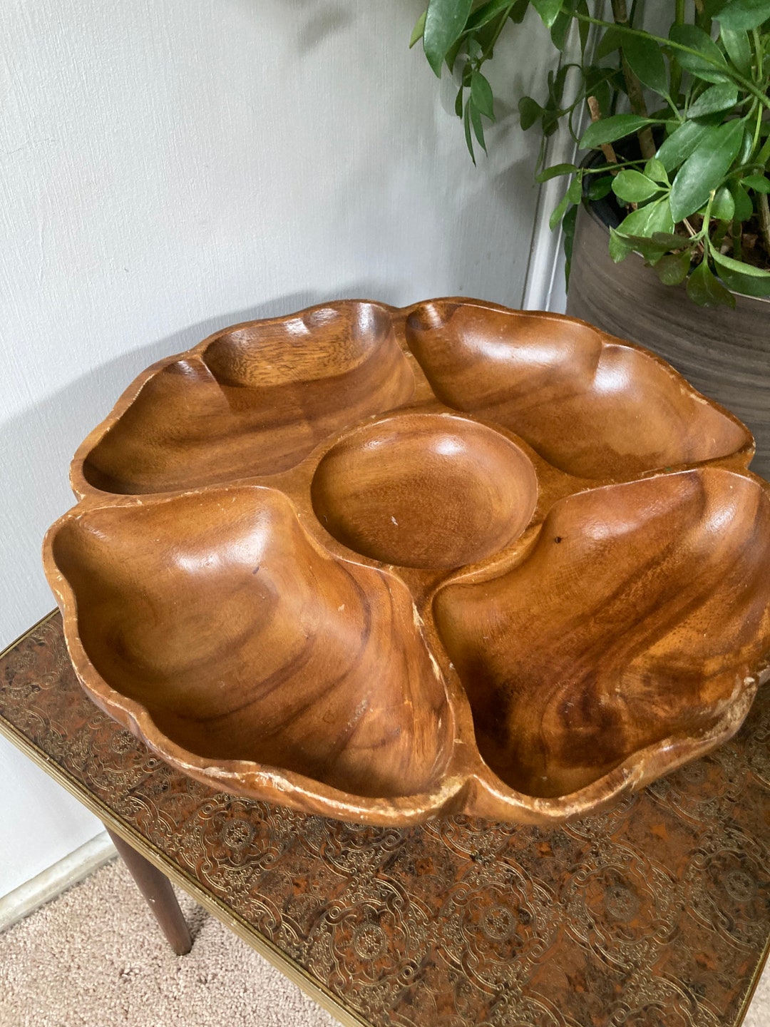 Monkey Pod Lazy Susan - Etsy
